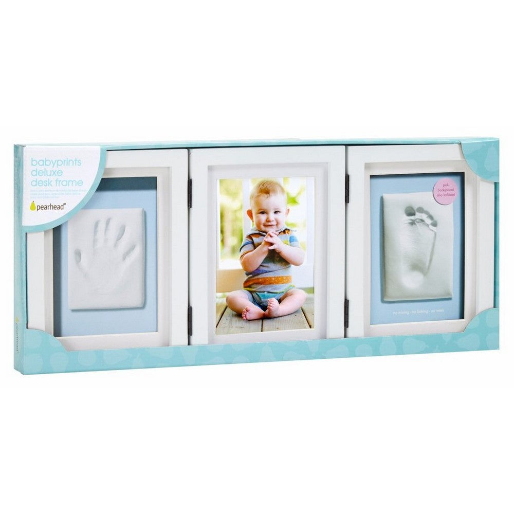 Pearhead Babyprints Deluxe Desktop Frame - White – Bloom Connect NZ